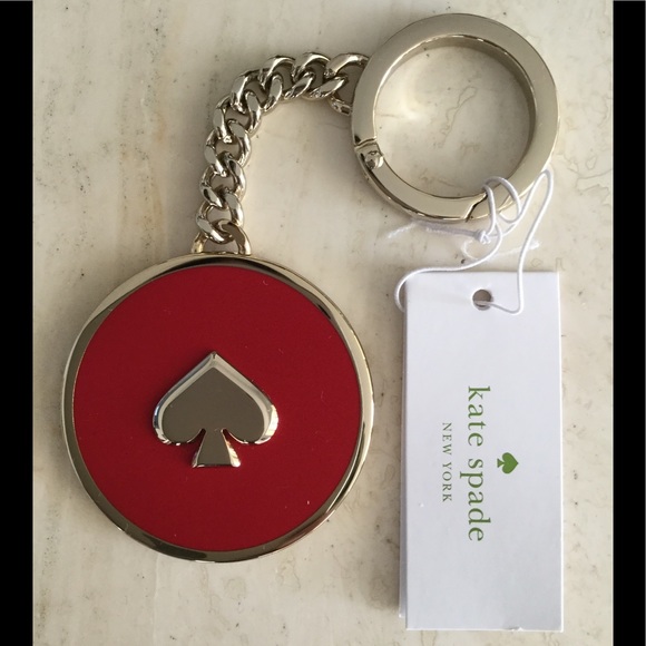 kate spade | Accessories | Kate Spade Keychain Enamel Charm Key Chain ...